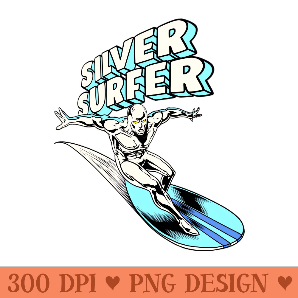The Silver Surfer - PNG Download Library | Inspire Uplift