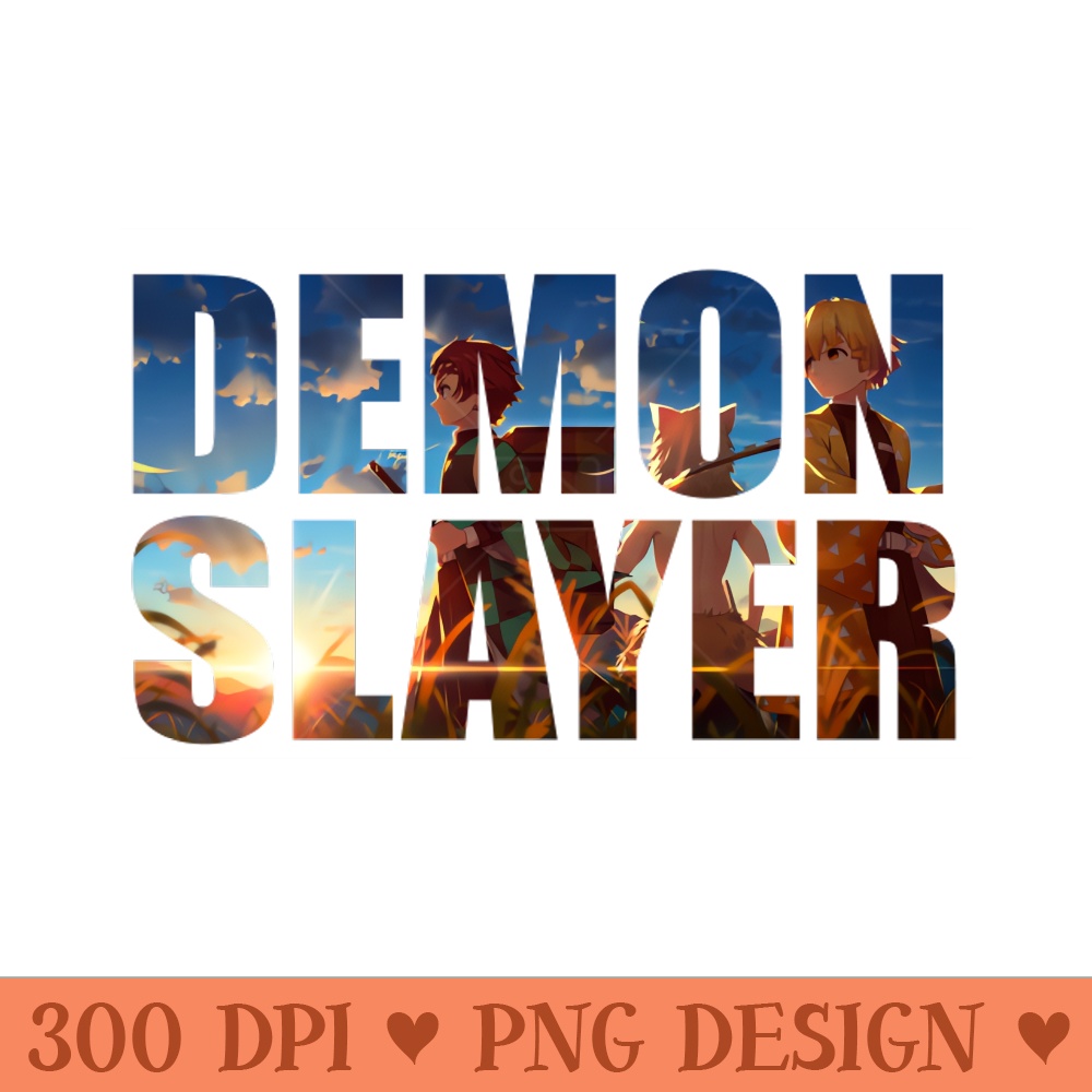 demon slayer - PNG Designs - Inspire Uplift