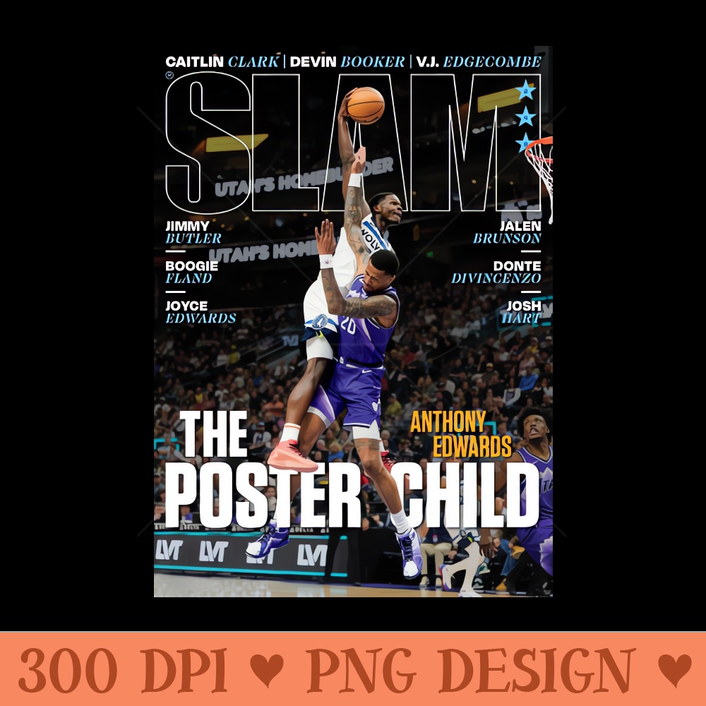 The Poster anthony edwards Slam - PNG Design Downloads | Inspire Uplift