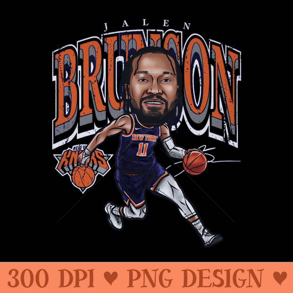 Jalen Brunson NYK Cartoon - PNG Download Library | Inspire Uplift