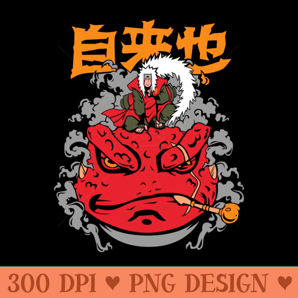 Jiraiya summoning jutsu Anime Fanart - PNG Image Downloads | Inspire Uplift