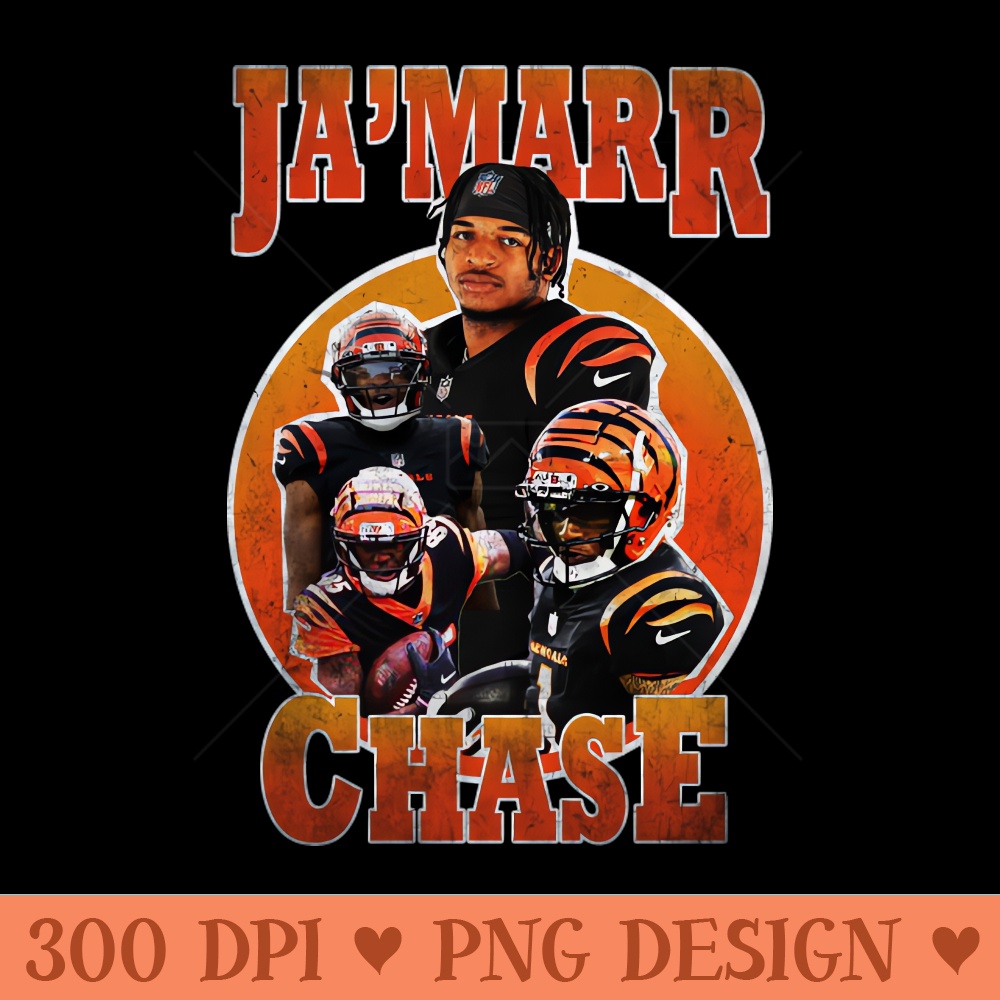 Jamarr Chase Tiger Players - Digital PNG Graphics | Inspire Uplift