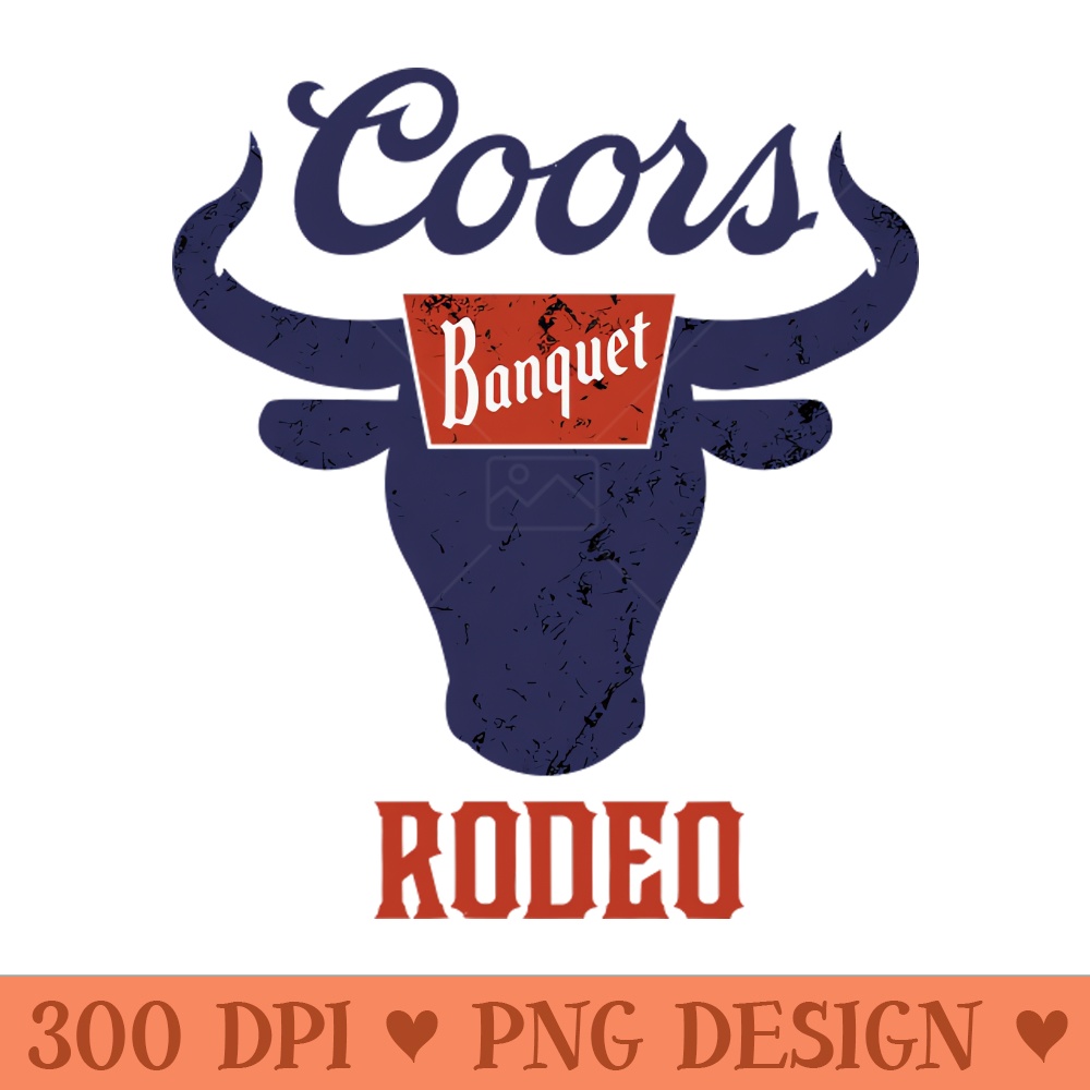 Coors Banquet Rodeo Beer - PNG Download Bundle | Inspire Uplift