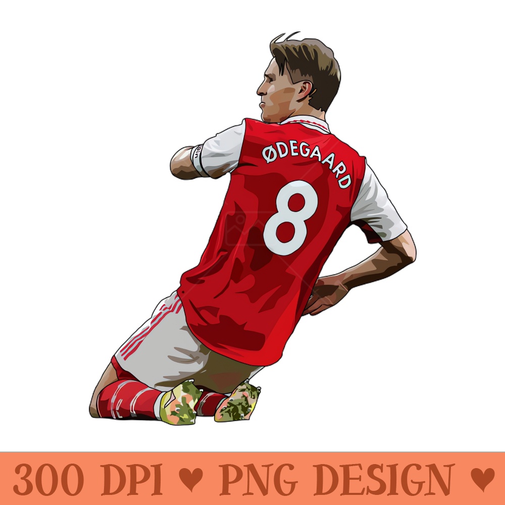 Martin Odegaard - PNG Downloadable Art | Inspire Uplift