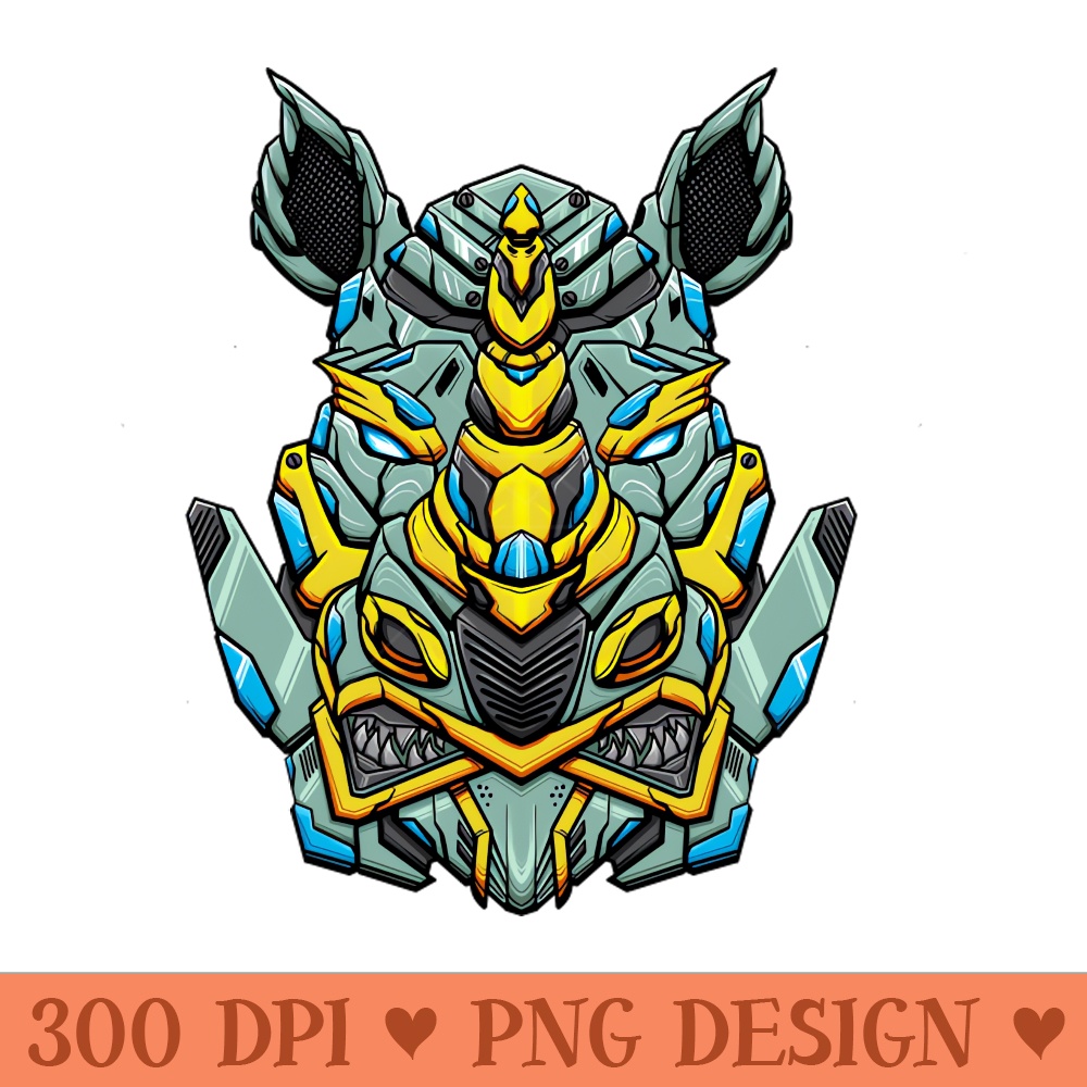 Mecha Rhino Design - Free PNG Downloads | Inspire Uplift