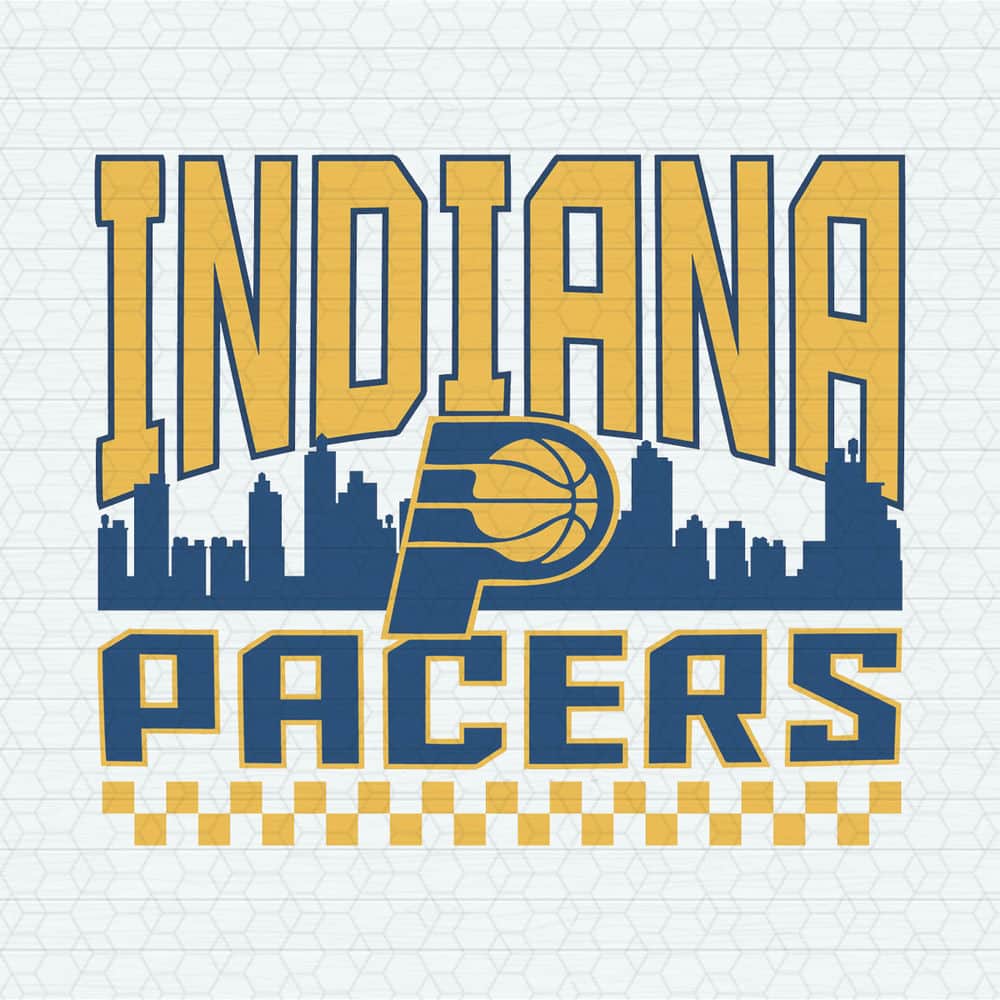 Indiana Pacers NBA Skyline SVG | Inspire Uplift