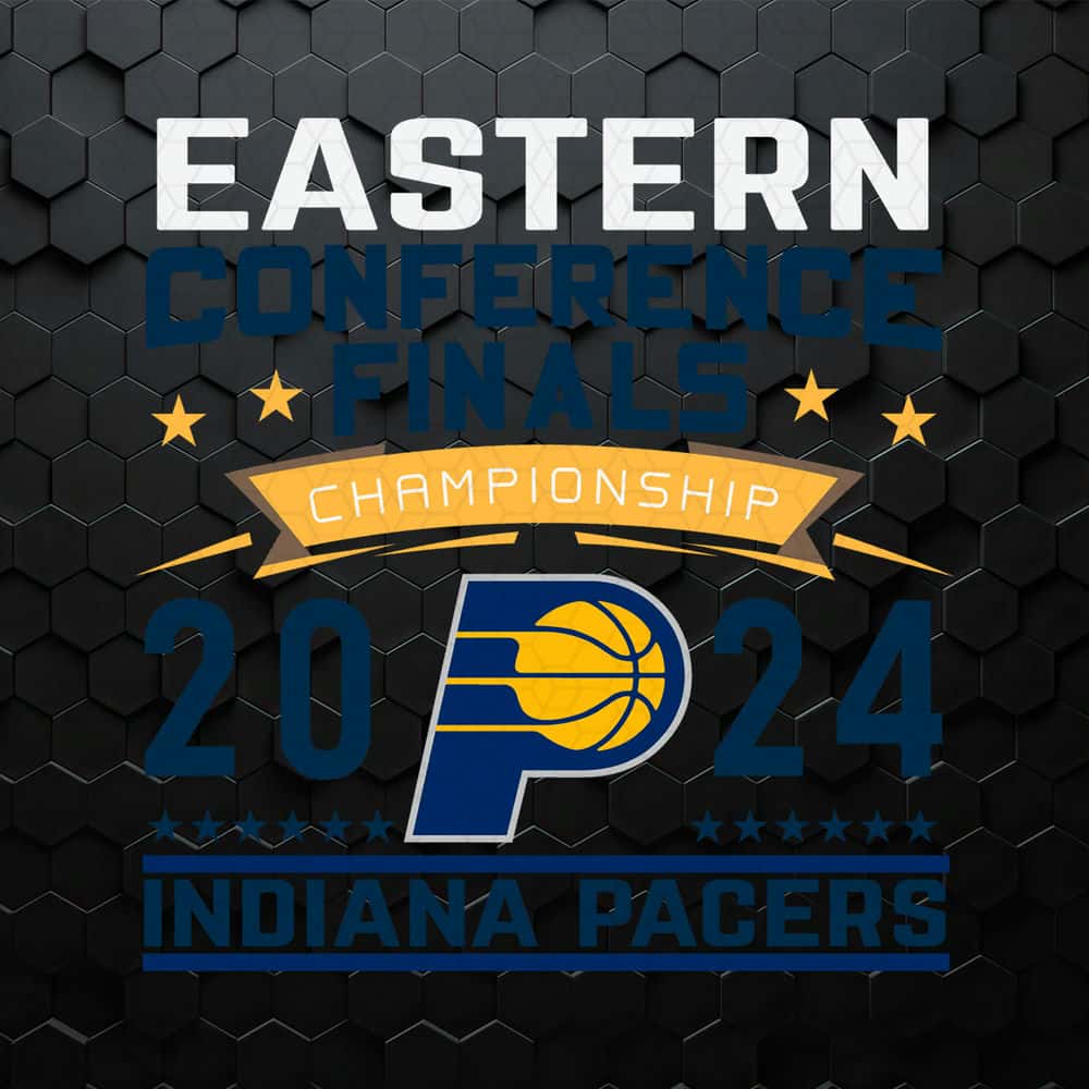 Indiana Pacers 2024 Eastern Conference Finals SVG V2 | Inspire Uplift