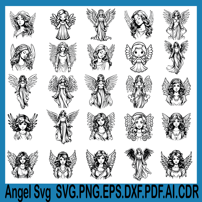 Angel Svg | Inspire Uplift