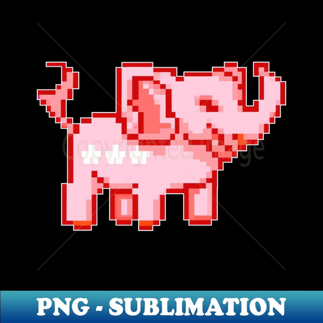 Republican Elephant Pixel Art Political - High-Resolution PN | Inspire ...