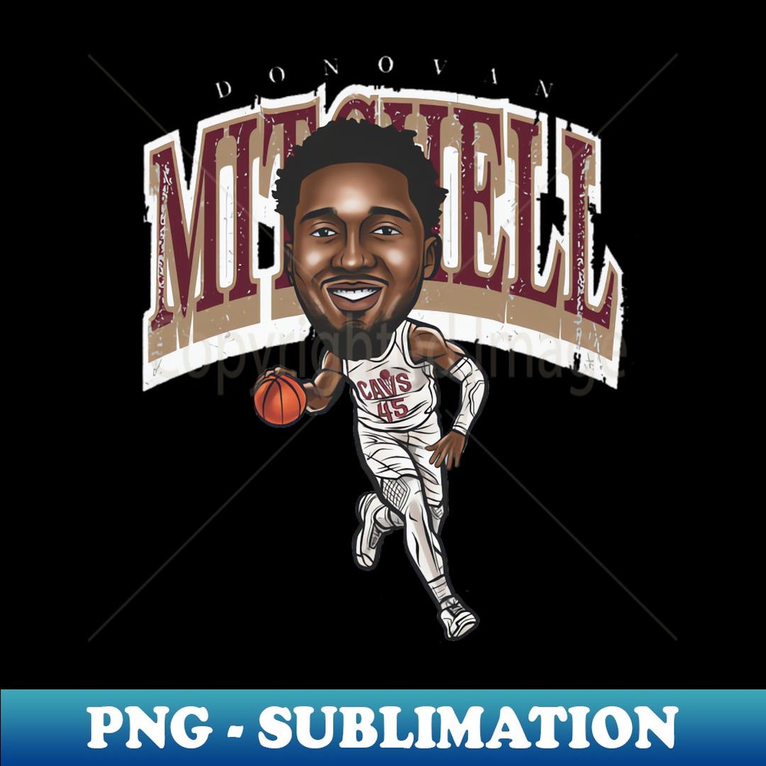 Donovan Mitchell Cleveland Cartoon - PNG Transparent Sublima | Inspire ...