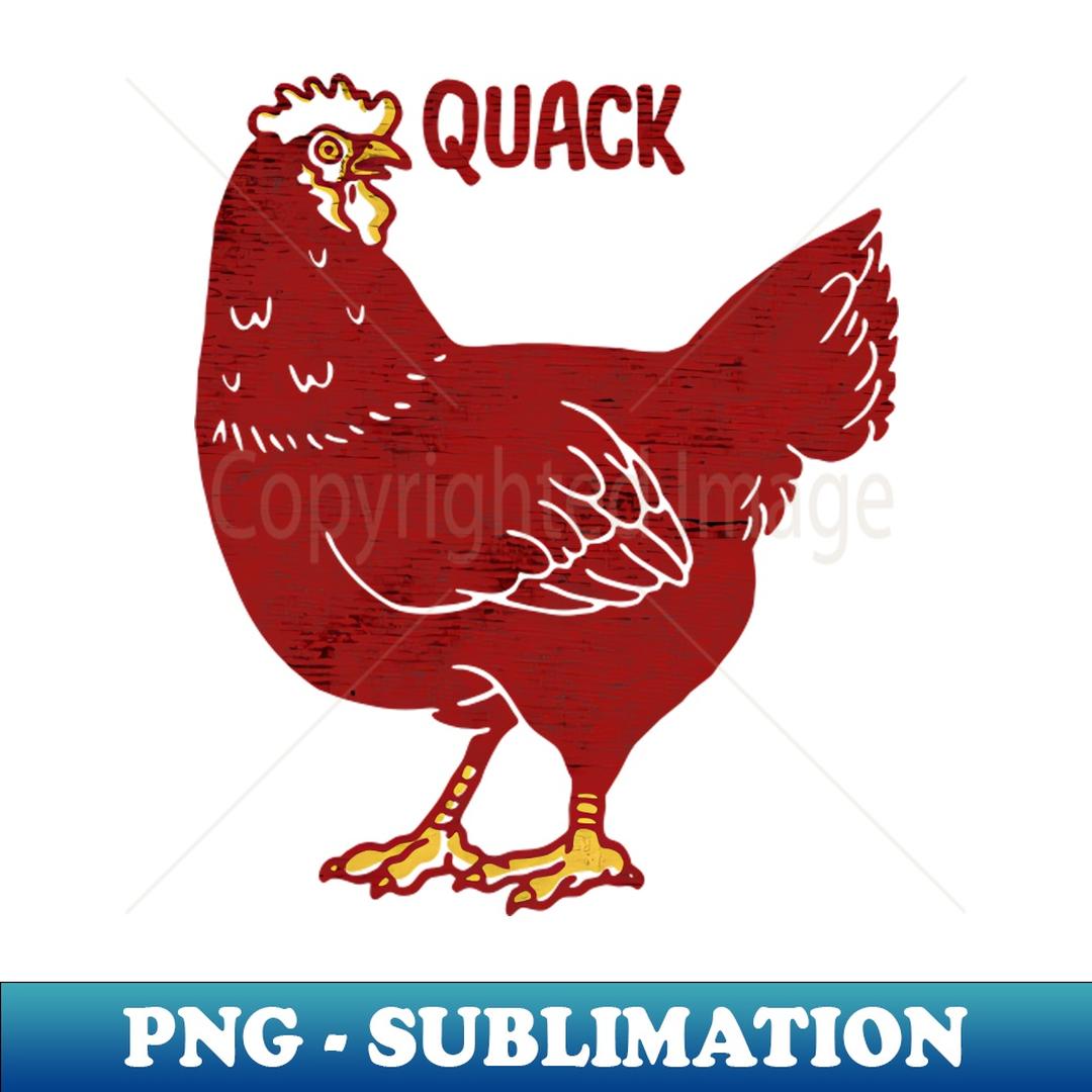 Quack Chicken Red - Special Edition Sublimation PNG File | Inspire Uplift