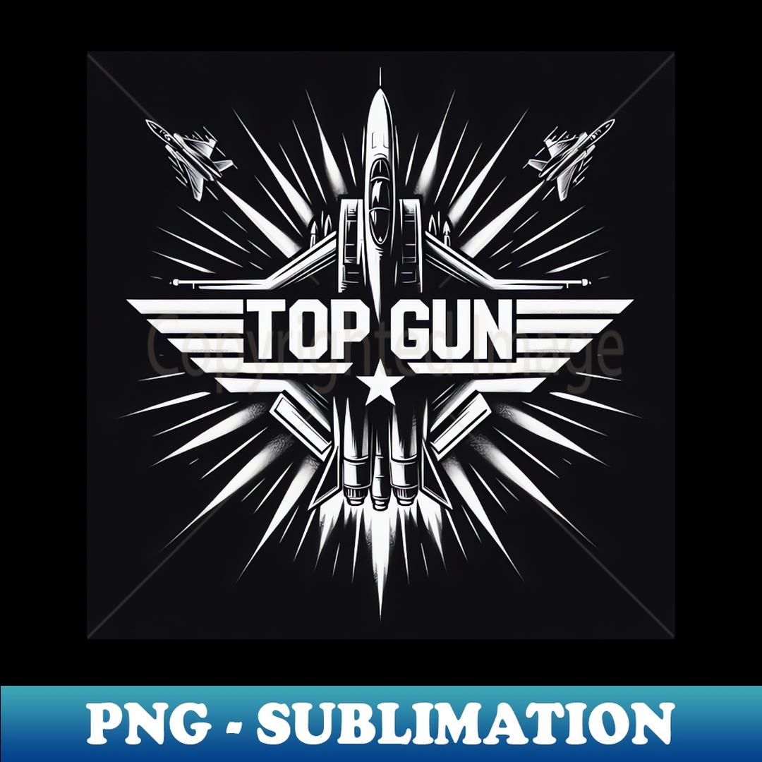 Top Gun Emblem - PNG Sublimation Digital Download | Inspire Uplift