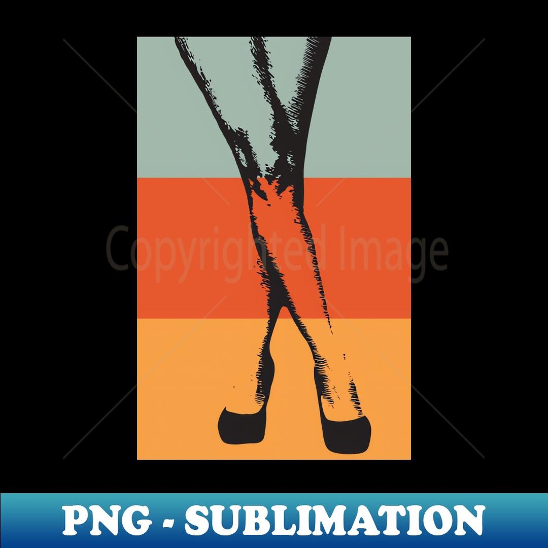 Vintage Popart Leg Wearing High Heel - Aesthetic Sublimation | Inspire ...