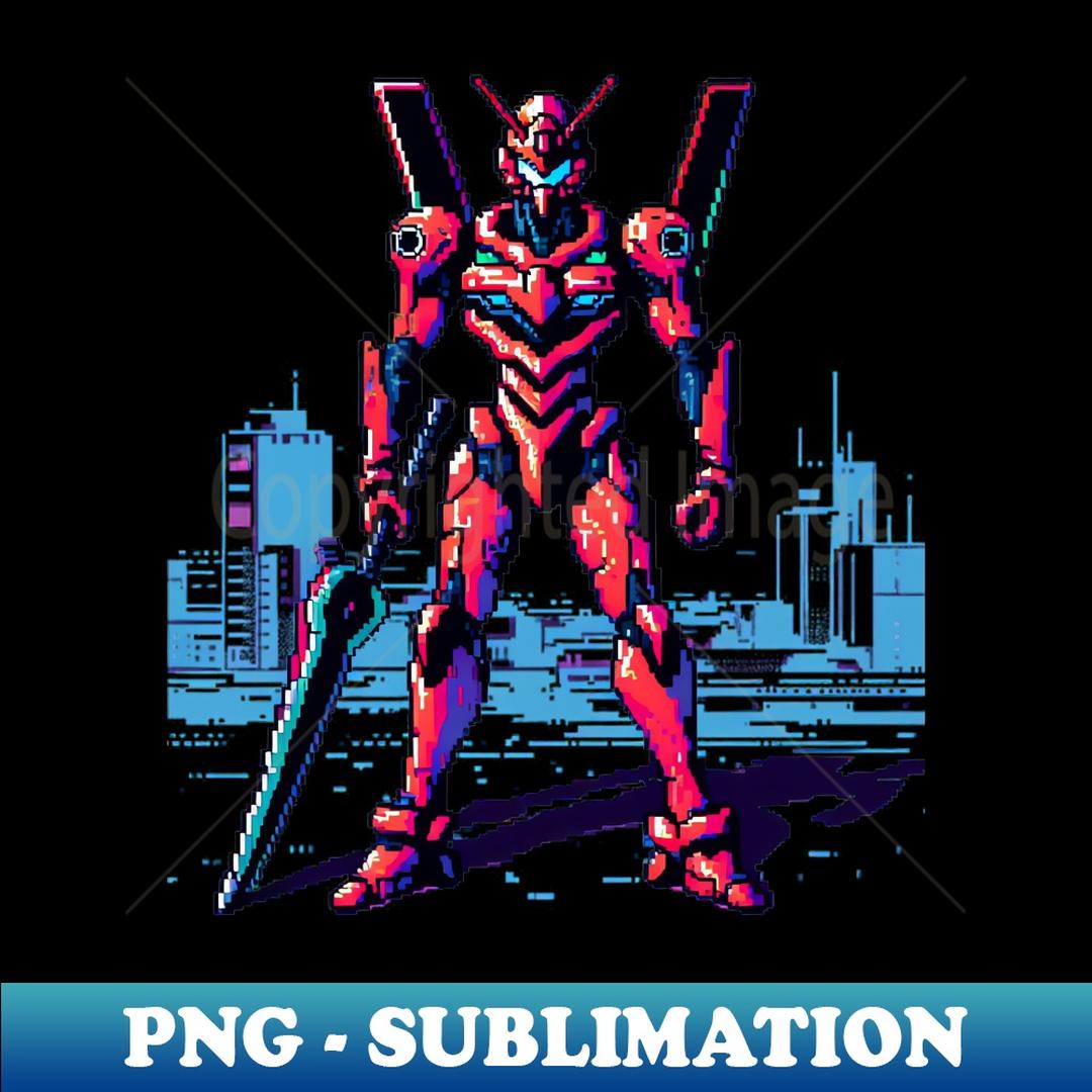 8Bit Evangelion eva - Special Edition Sublimation PNG File | Inspire Uplift