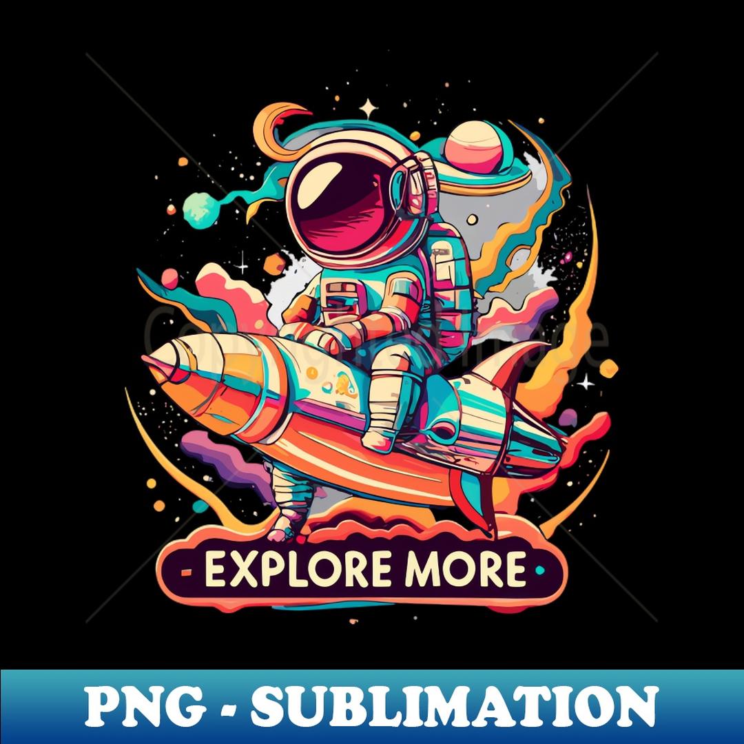 Explore More Space Astronaut And Rocket Ship Design - Sublim | Inspire ...