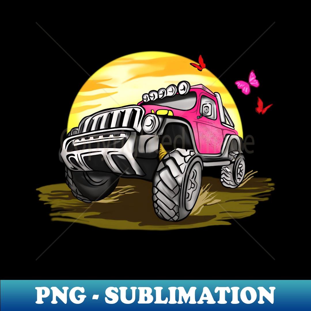 Valentines butterfly on truck 1 - Premium PNG Sublimation Fi | Inspire ...