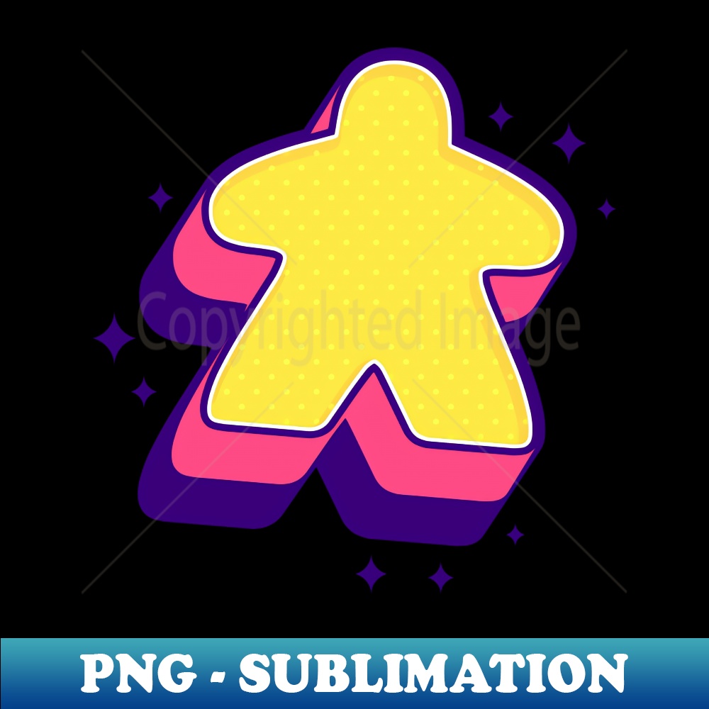 Board Game Meeple - Exclusive PNG Sublimation Download | Inspire Uplift