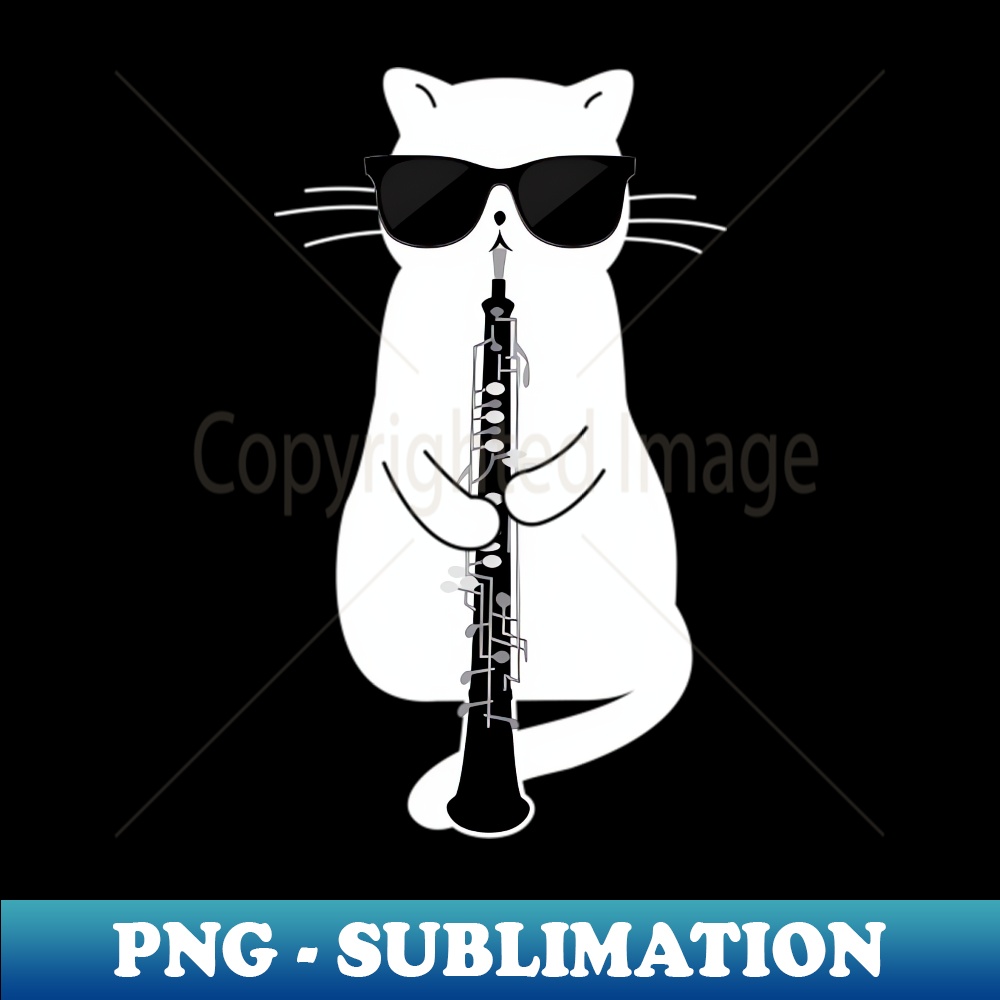 Cat Ing Sun Playing Oboe - High-Resolution PNG Sublimation F | Inspire ...