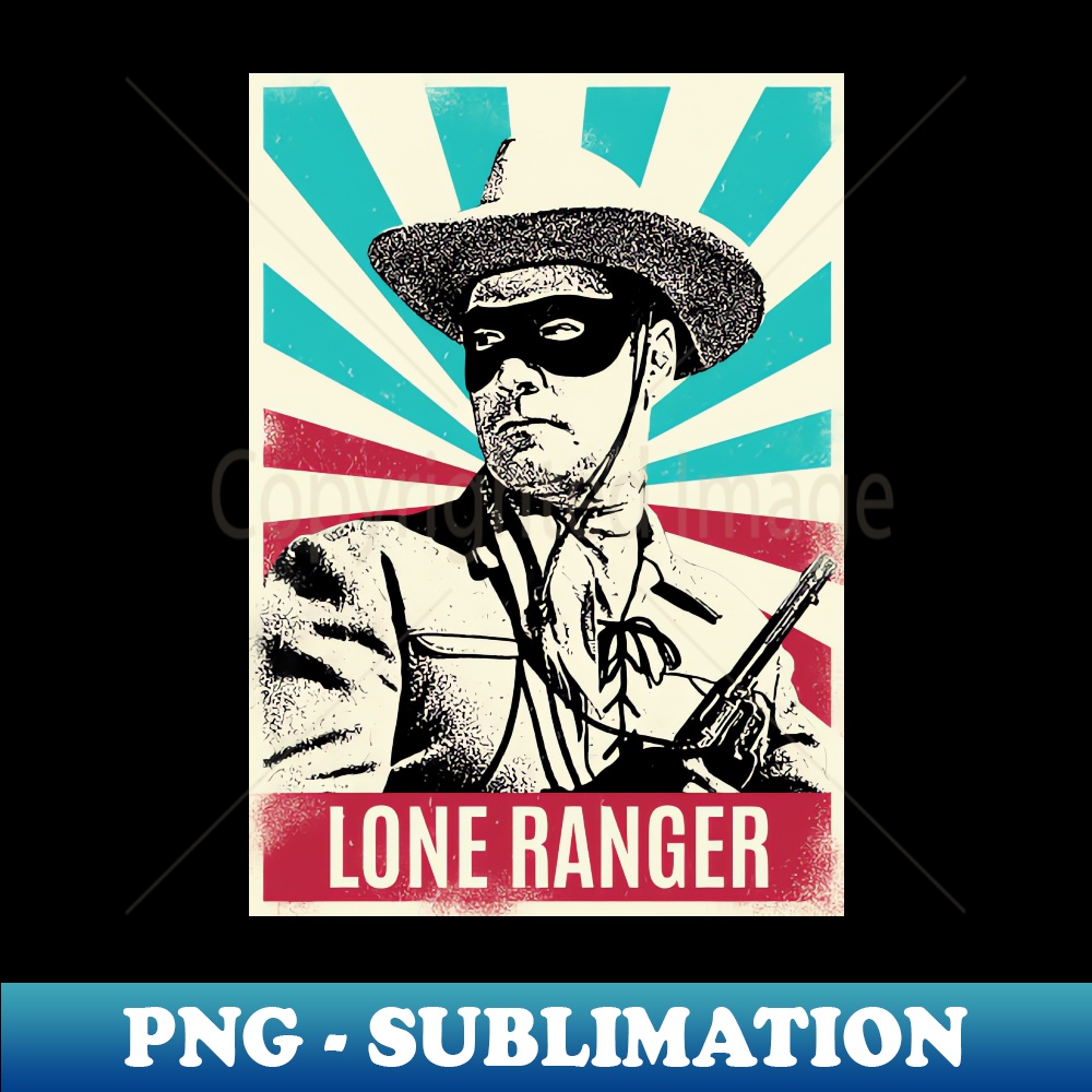 Vintage Retro The Lone Ranger - PNG Sublimation Digital Down | Inspire ...