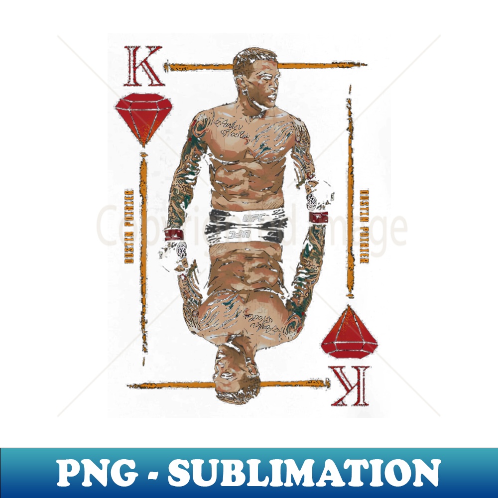 Dustin Poirier King Of Diamond - PNG Transparent Sublimation | Inspire ...