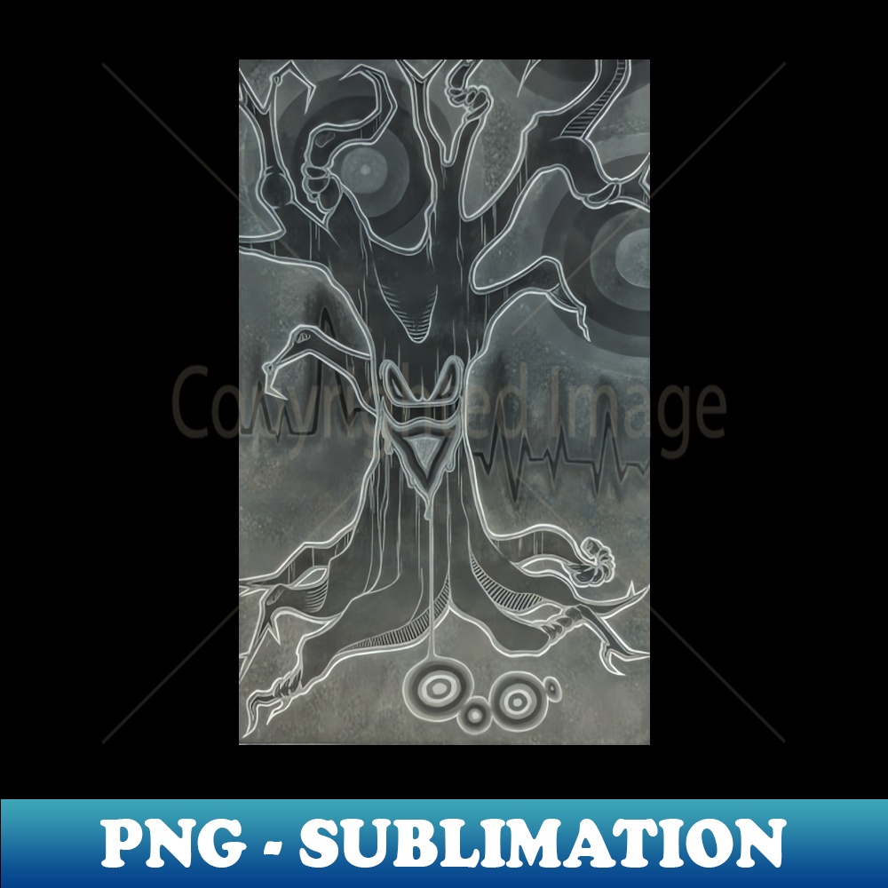 Dark Goth Tree - Special Edition Sublimation PNG File | Inspire Uplift