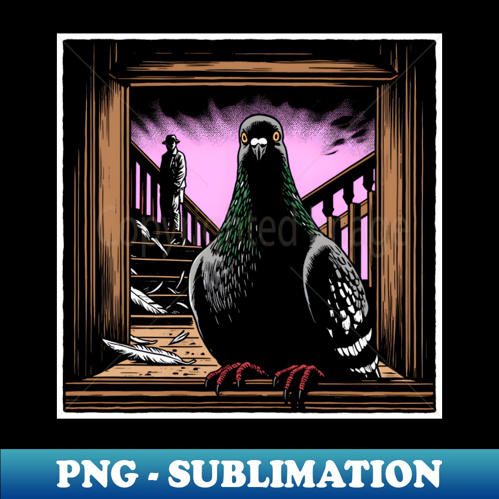 Shadows at the Window Scary Pigeon with Mysterious Man - Pre | Inspire ...