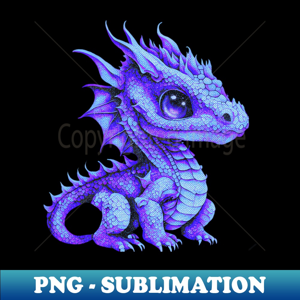Baby Blue Dragon - Professional Sublimation Digital Download | Inspire ...