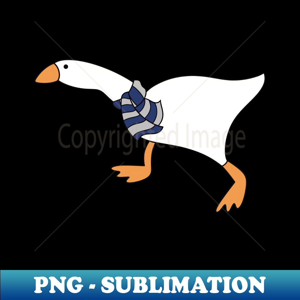 Goose Wizard with Blue Gray Scarf - PNG Transparent Sublimat | Inspire ...