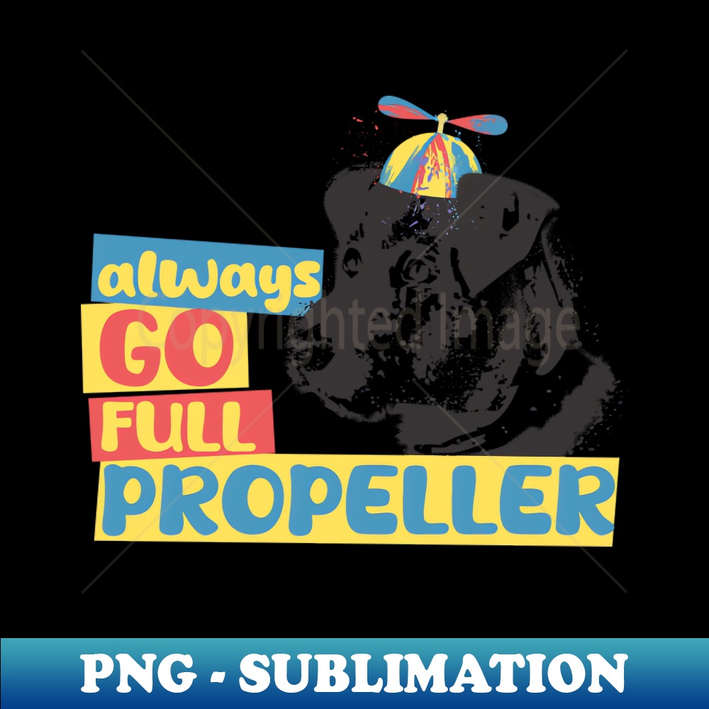 Funny dog propeller hat dream motivation life wisdom - Decor | Inspire ...