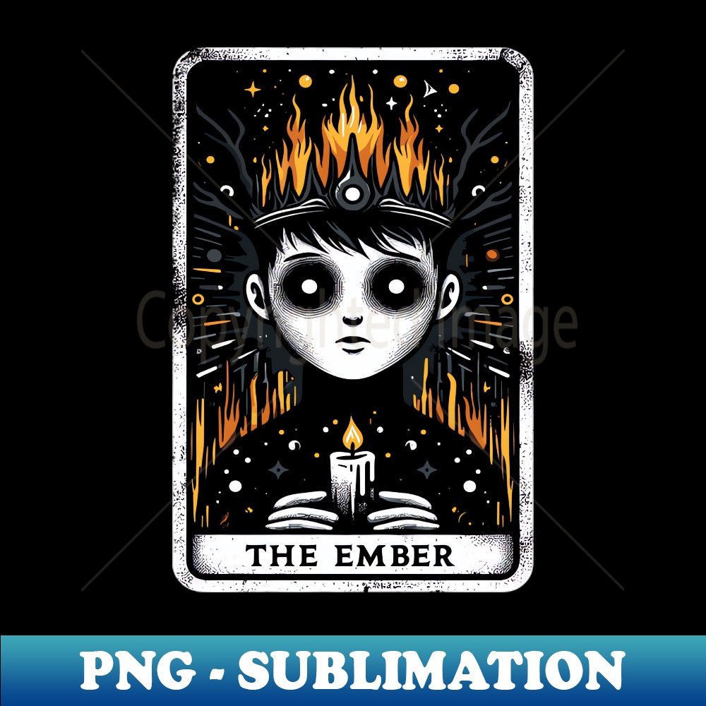 The Ember Emperor Burn Flame Funny Tarot Card Pun Horoscope | Inspire ...