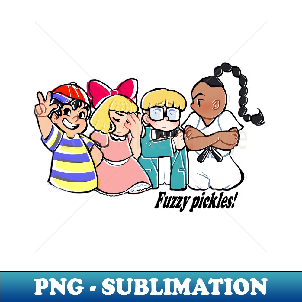 Fuzzy pickles! - PNG Transparent Sublimation Design | Inspire Uplift