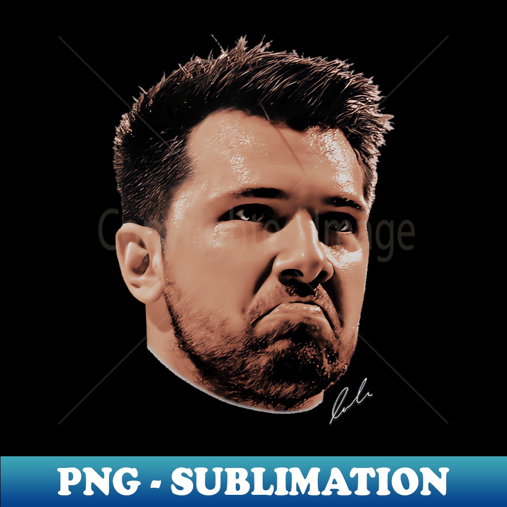 Luka Doncic Big Face - Instant PNG Sublimation Download | Inspire Uplift