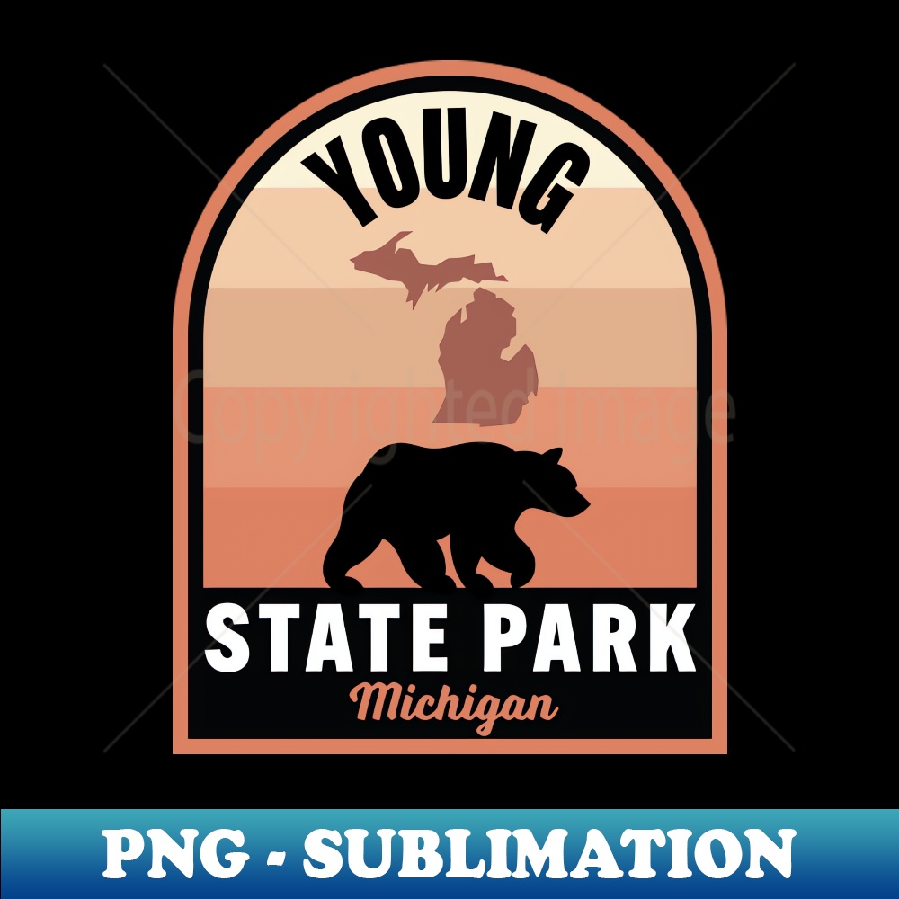Young State Park MI Bear 1 - Exclusive Sublimation Digital F | Inspire ...