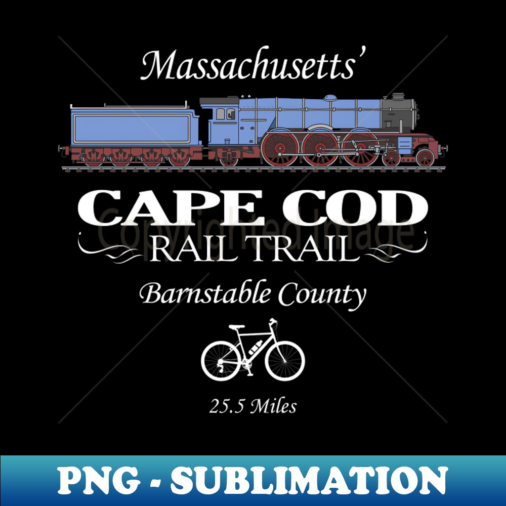 Cape Cod Rail Trail (RT2) - Trendy Sublimation Digital Downl | Inspire ...