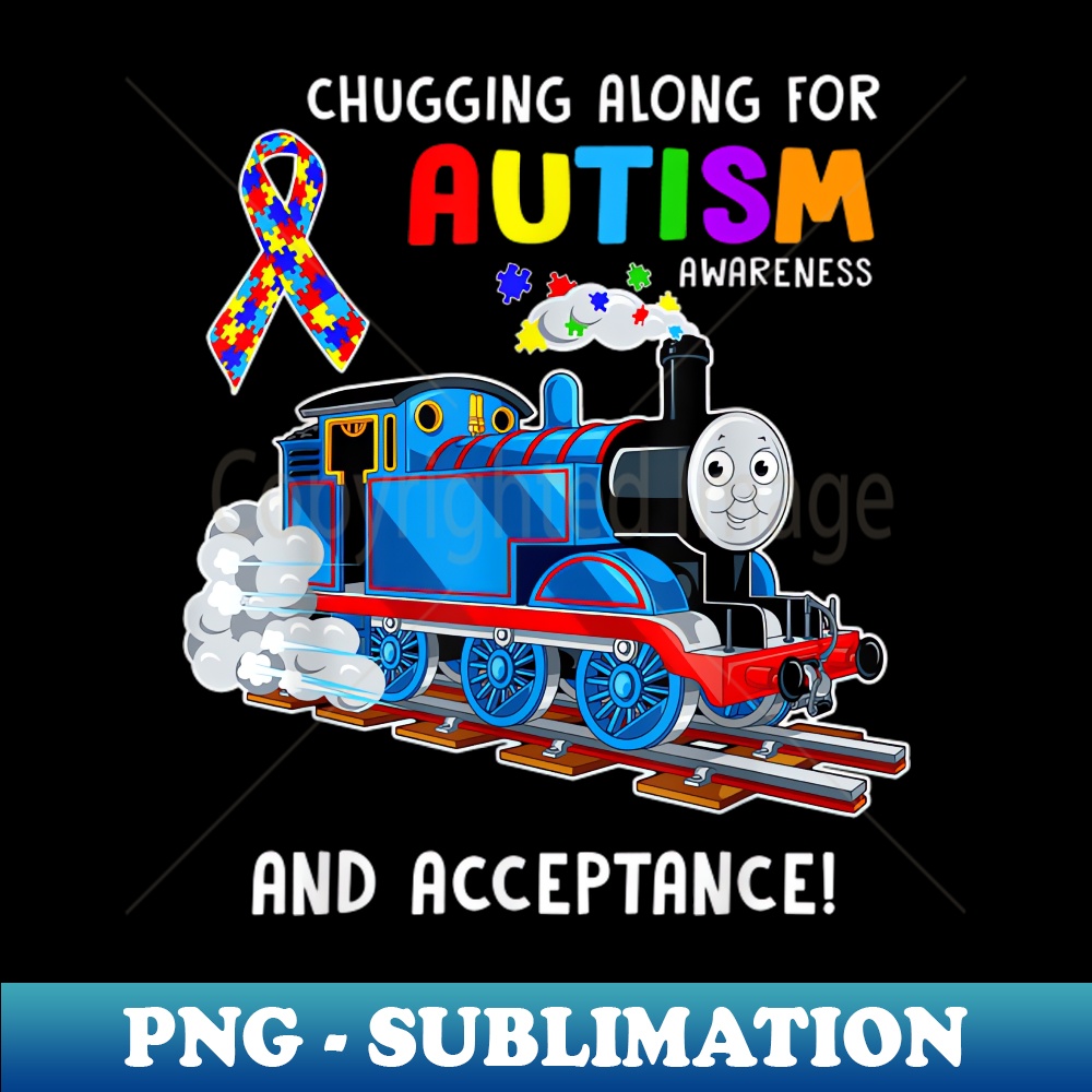 Autism Awareness Train Puzzle Piece Kids Family Love Accept | Inspire ...