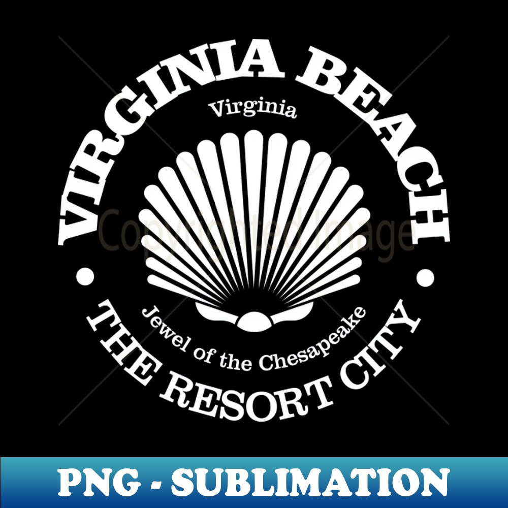 Virginia Beach (seashell) - Special Edition Sublimation PNG | Inspire ...