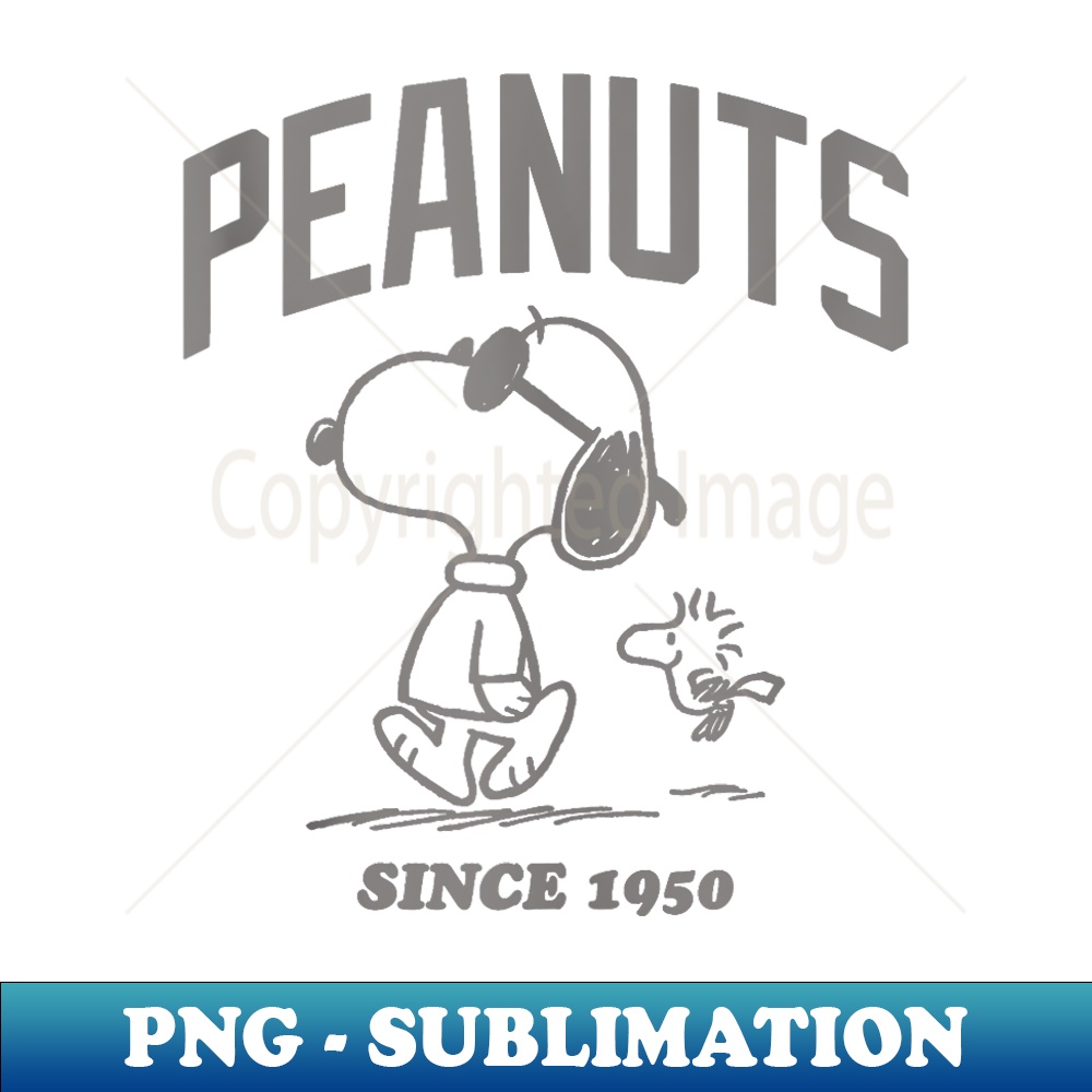 Peanuts Snoopy And Woodstock Outline Since 1950 - PNG Sublim | Inspire ...