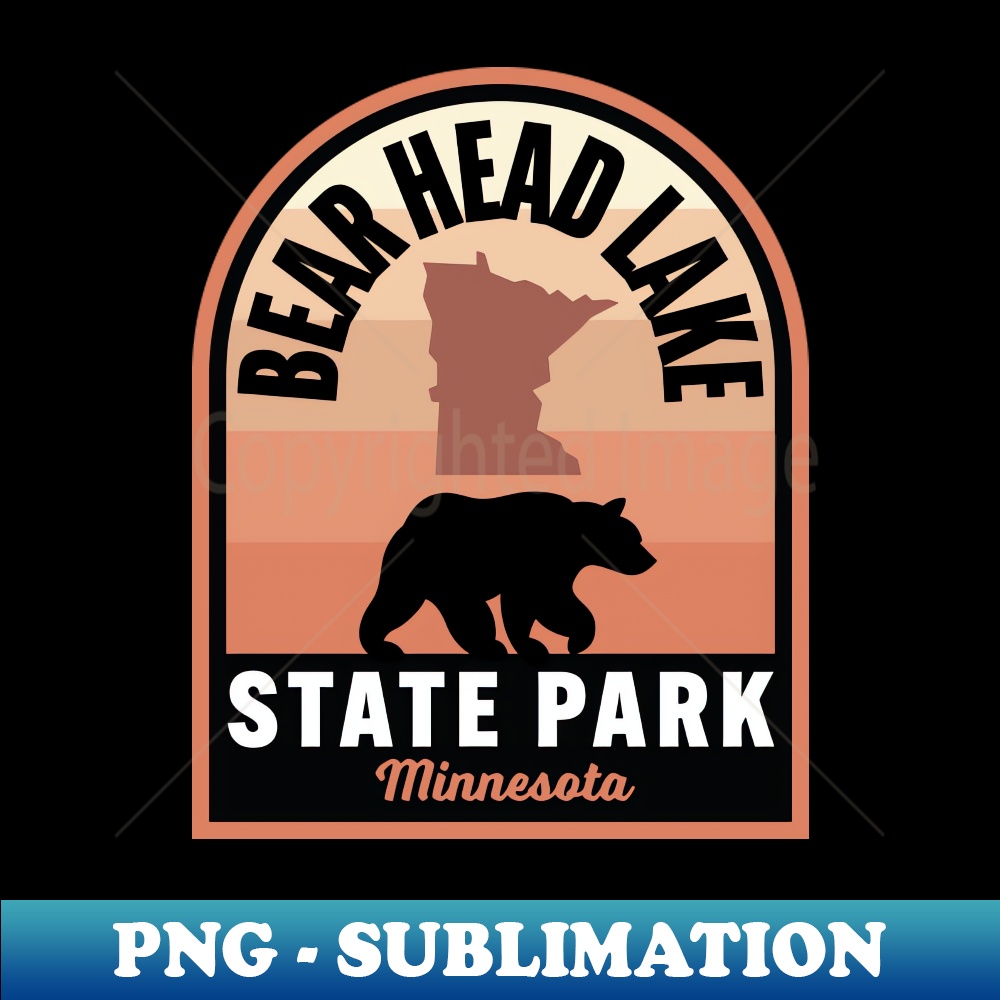 Bear Head Lake State Park MN Bear - Exclusive Sublimation Di | Inspire ...