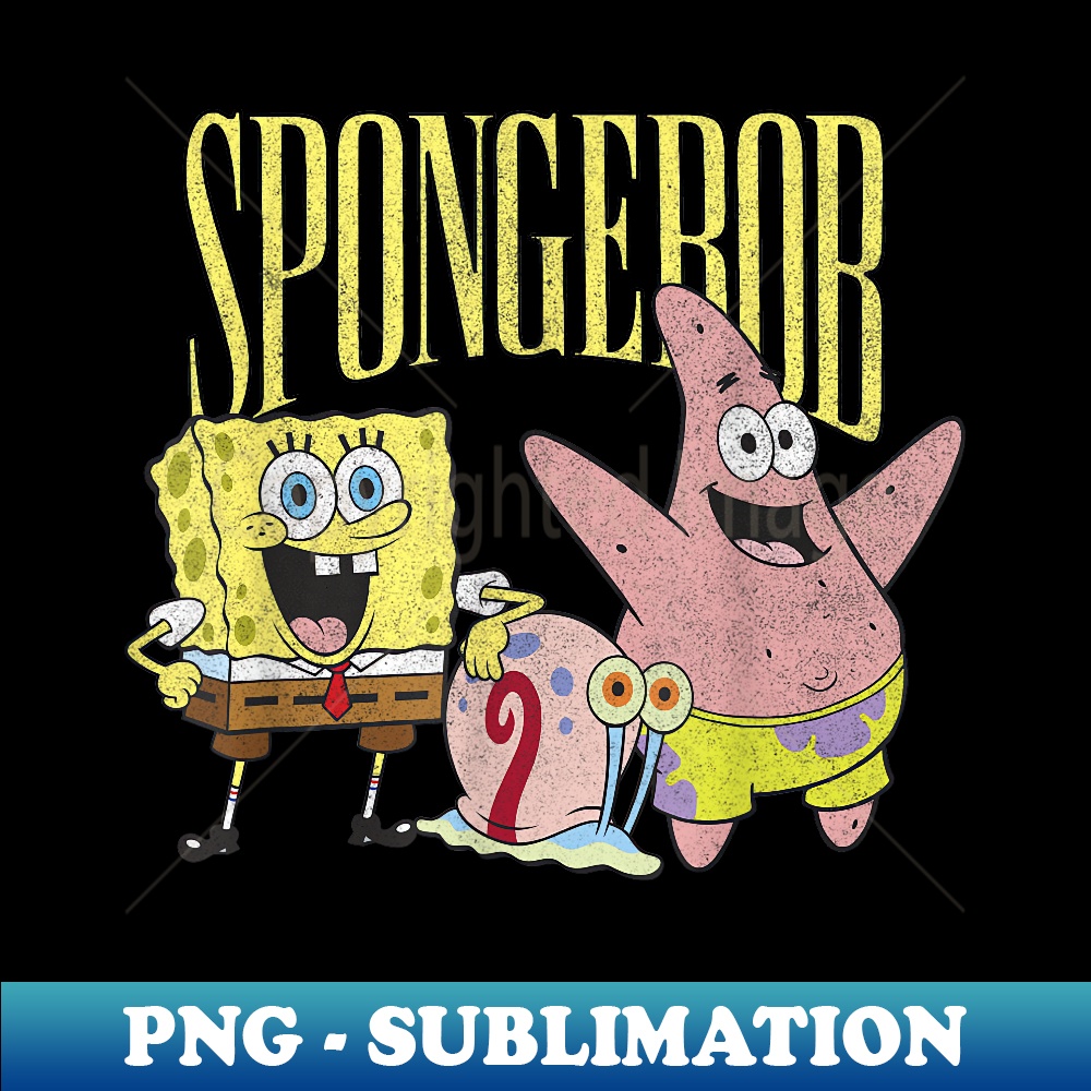 SpongeBob SquarePants Gary Patrick And SpongeBob - Digital S | Inspire Uplift