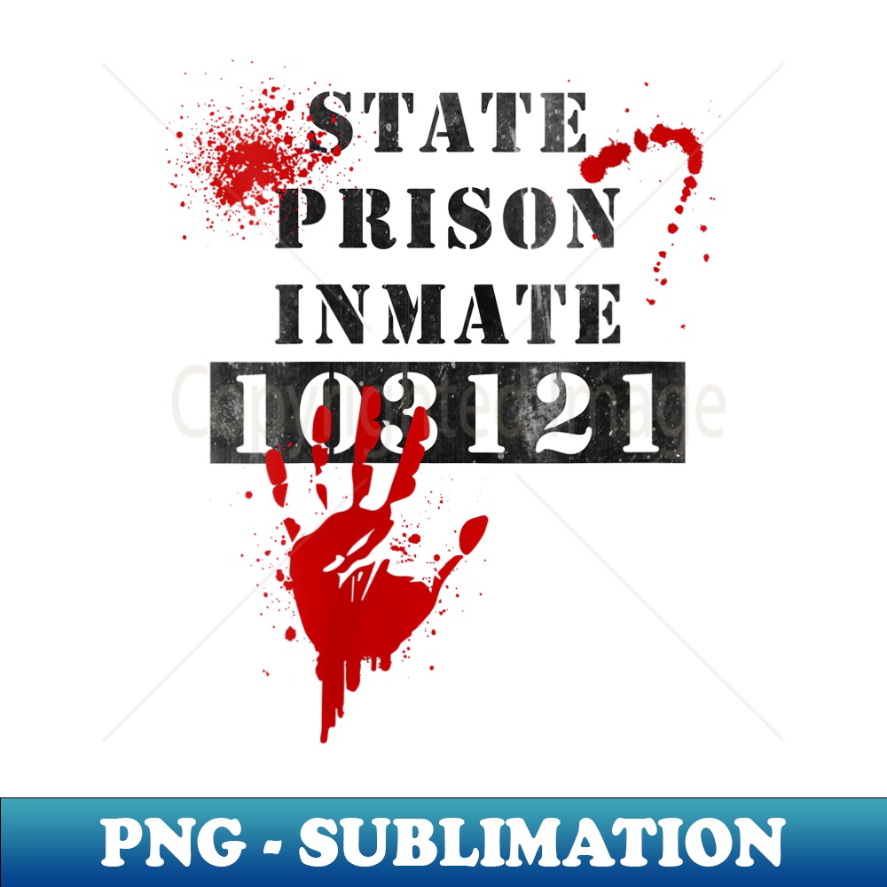 s State Prison Inmate bloody Vintage 103121 Halloween costum | Inspire ...