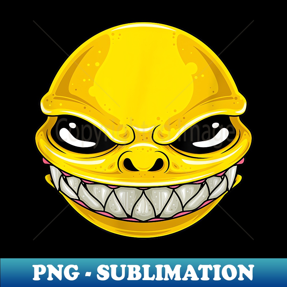 Evil Smile Face Emoticon - Artistic Sublimation Digital File | Inspire ...