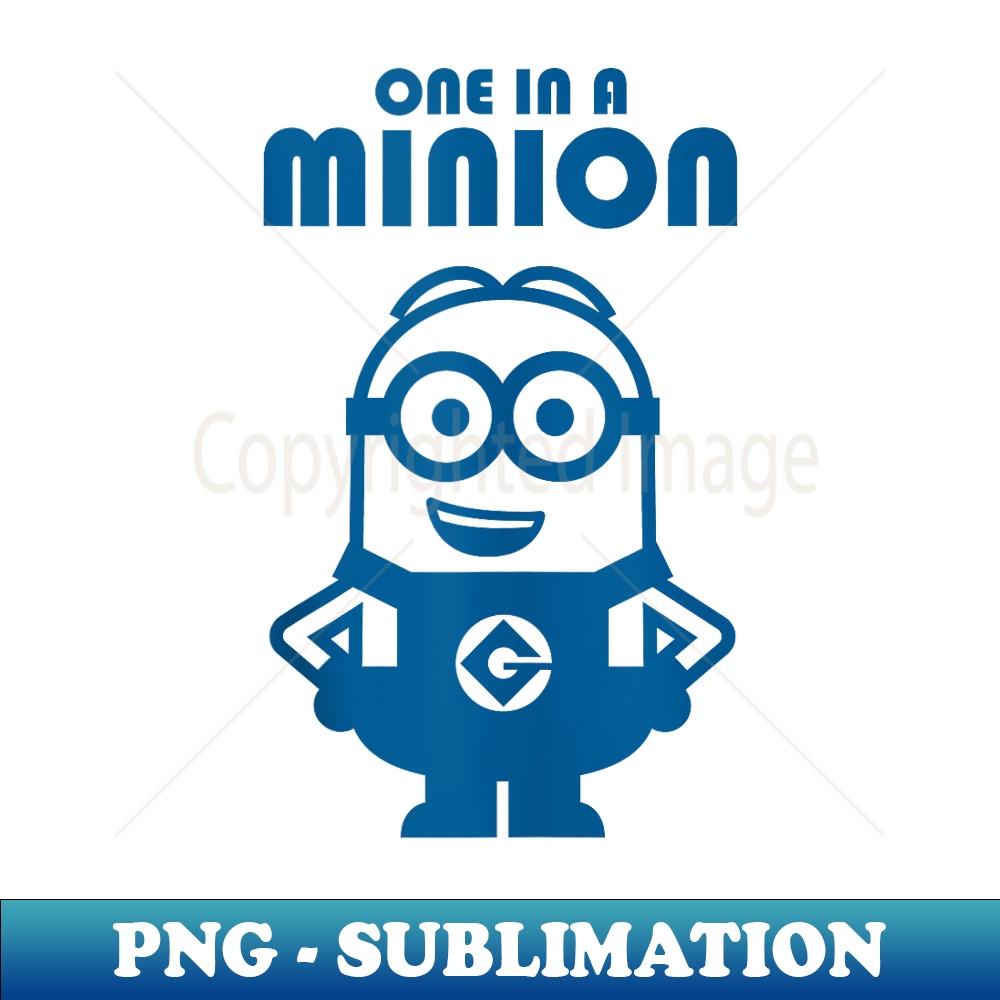 Despicable Me Minions One In A Minion Blue Hue Portrait - Pr | Inspire ...