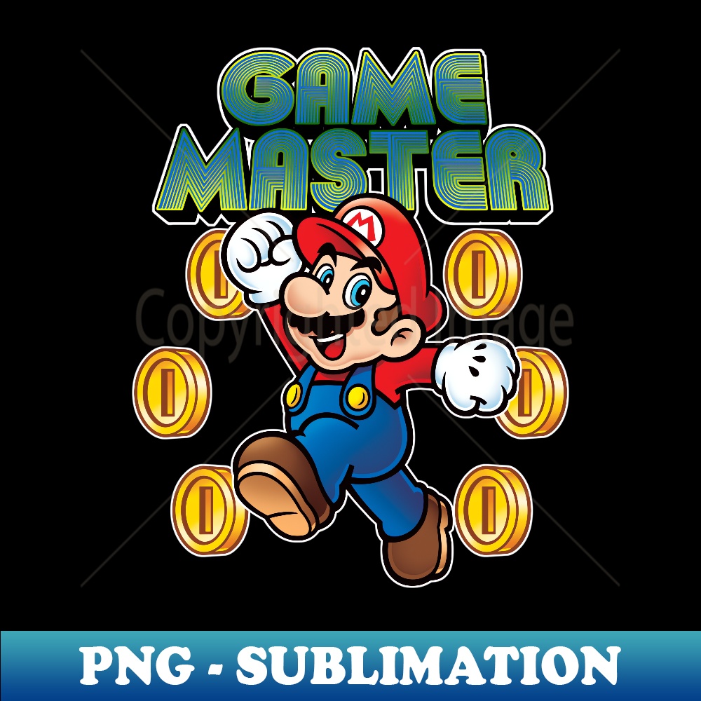 Nintendo Super Mario Game Master Coins - Exclusive PNG Subli | Inspire ...