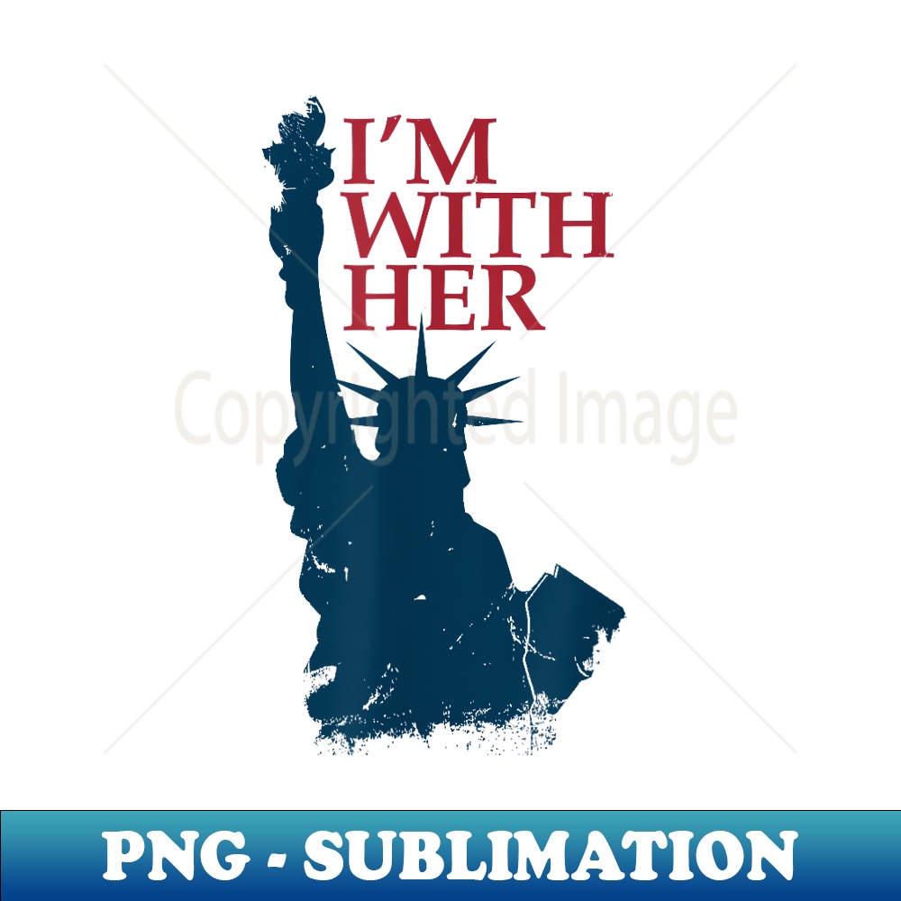 I'm With Her Statue of Lady Liberty Patriotic 4th of July - | Inspire ...