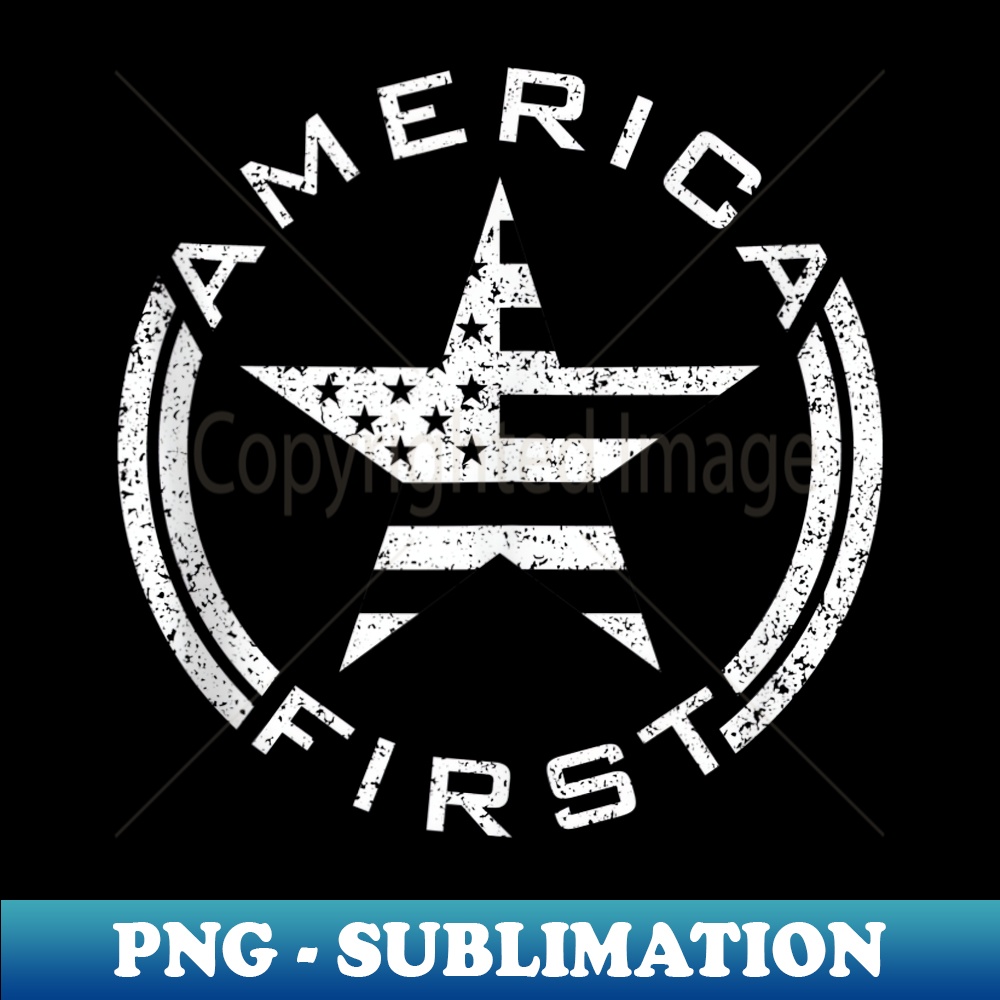 AMERICA FIRST 1ST USA FLAG AMERICAN STAR ROUNDEL PATRIOT - P | Inspire ...