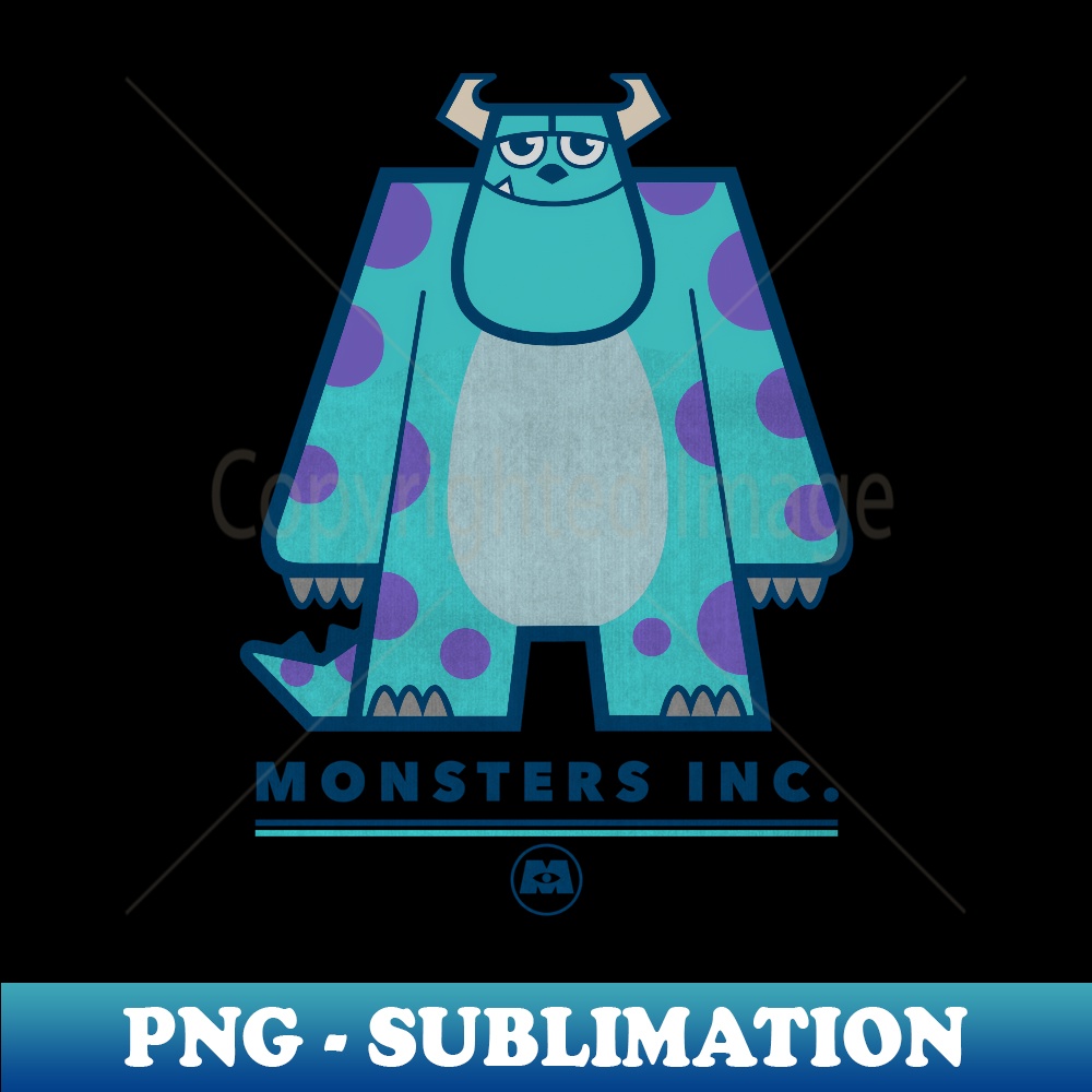 Disney Pixar Monster's Inc. Sully Portrait - Instant Sublima | Inspire ...