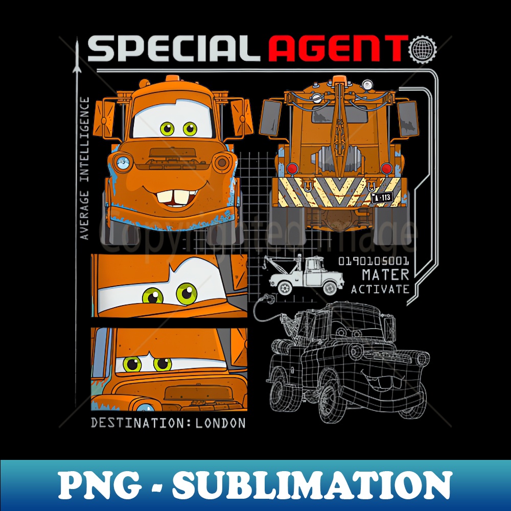 Disney Pixar Cars 2 Special Agent Tow Mater Specs - Digital | Inspire ...
