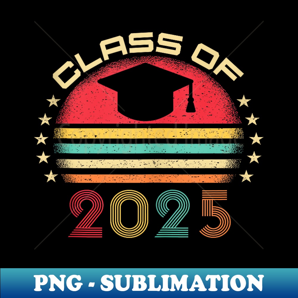 Class of 2025 Graduation School Vintage Spirit Senior 2025 - | Inspire ...