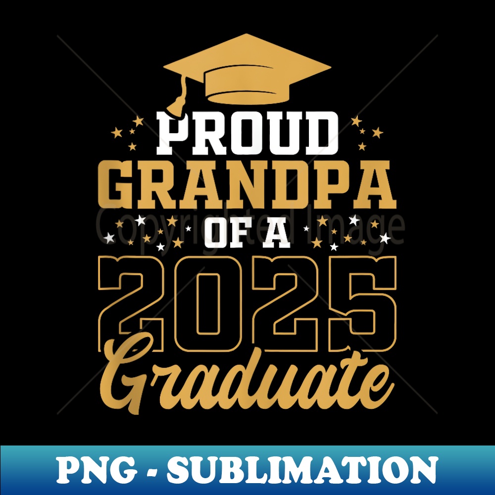 Mens Proud Grandpa Of A Class 2025 Graduate Funny Senior 202 | Inspire ...