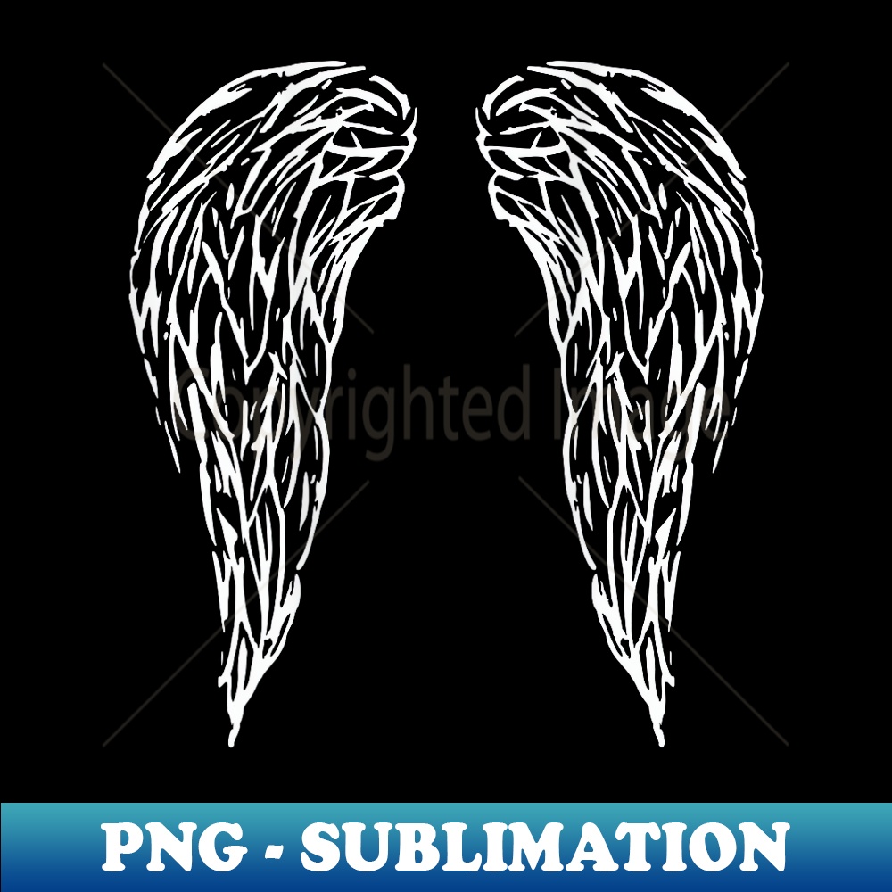 White Angel Wings Design On Back - Professional Sublimation | Inspire ...